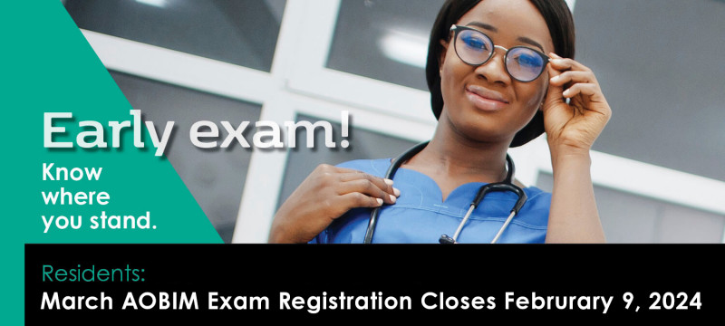 Early Entry Pathway to the AOBIM Internal Medicine Certification Exam ...